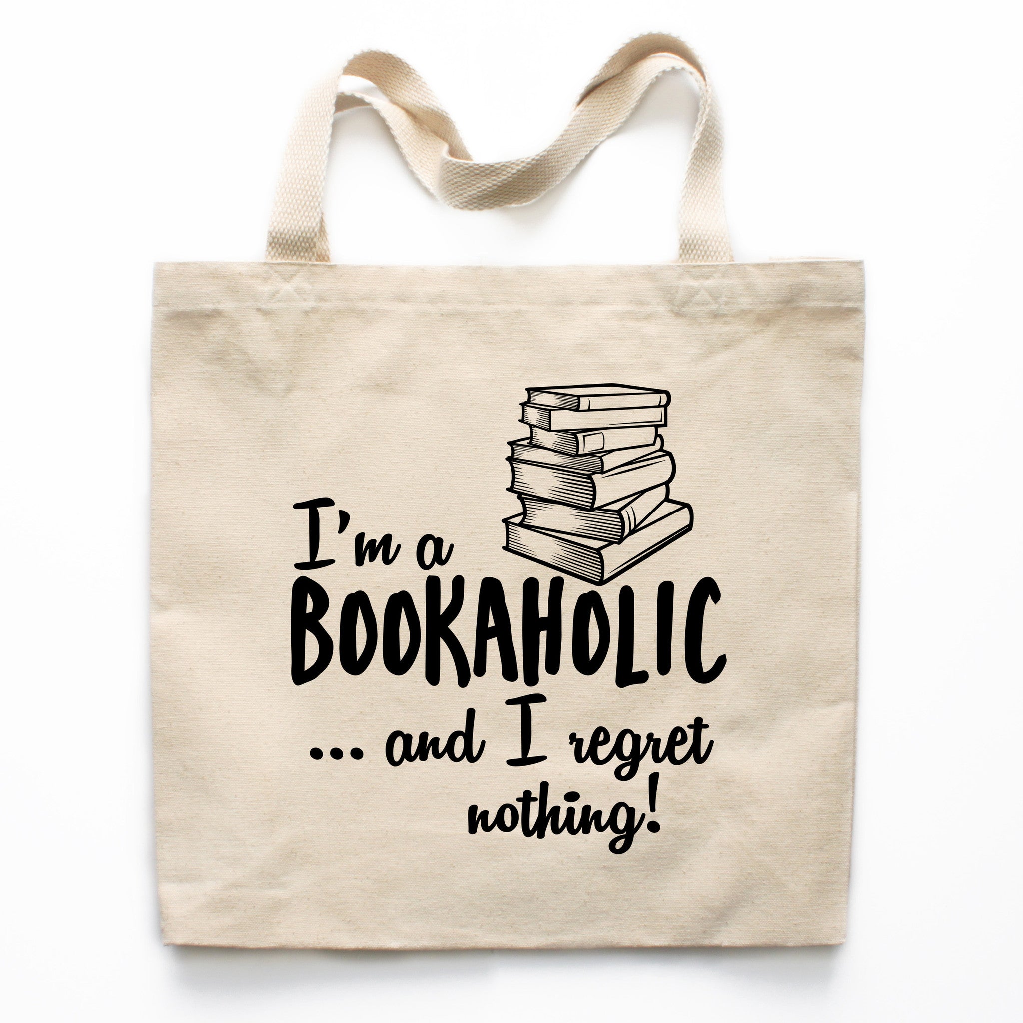 Bookaholic Canvas Tote Bag – Heart & Willow Prints