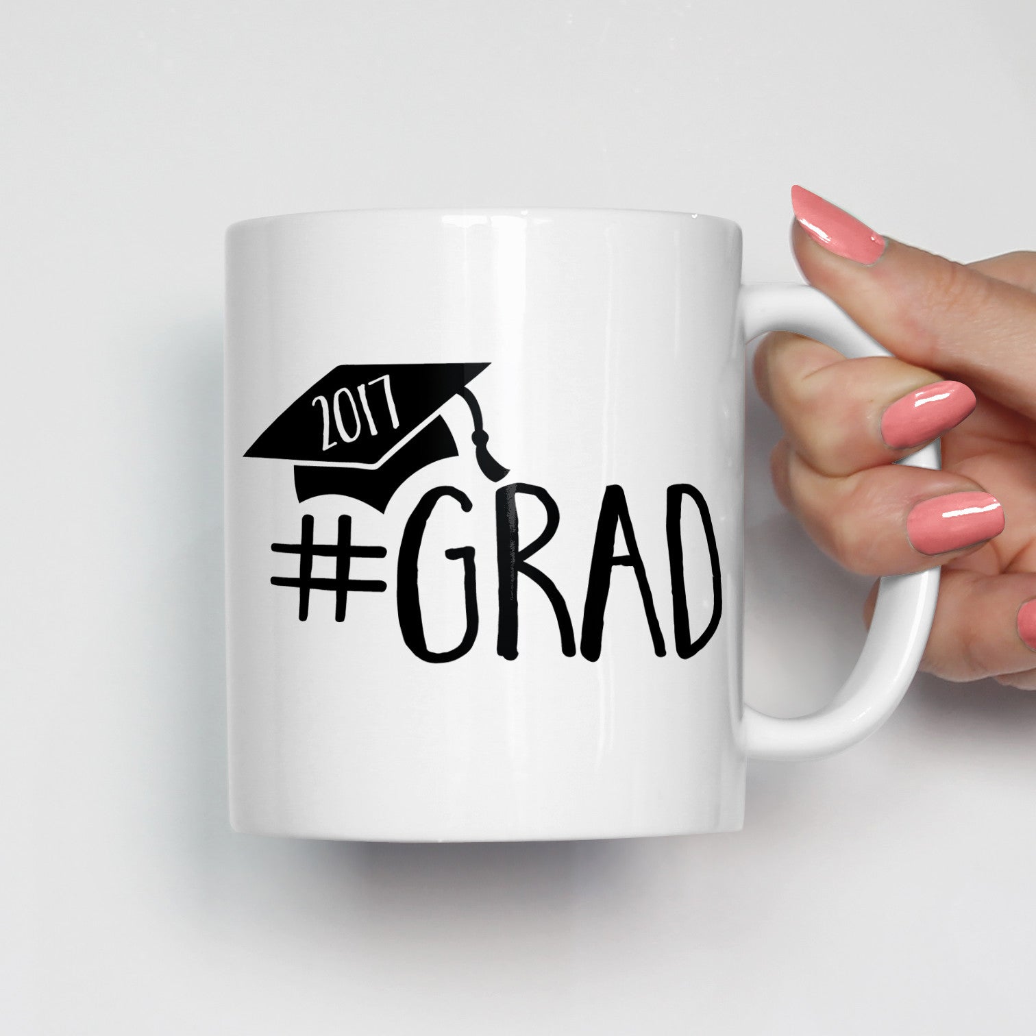 #Grad Graduation Mug – Heart & Willow Prints