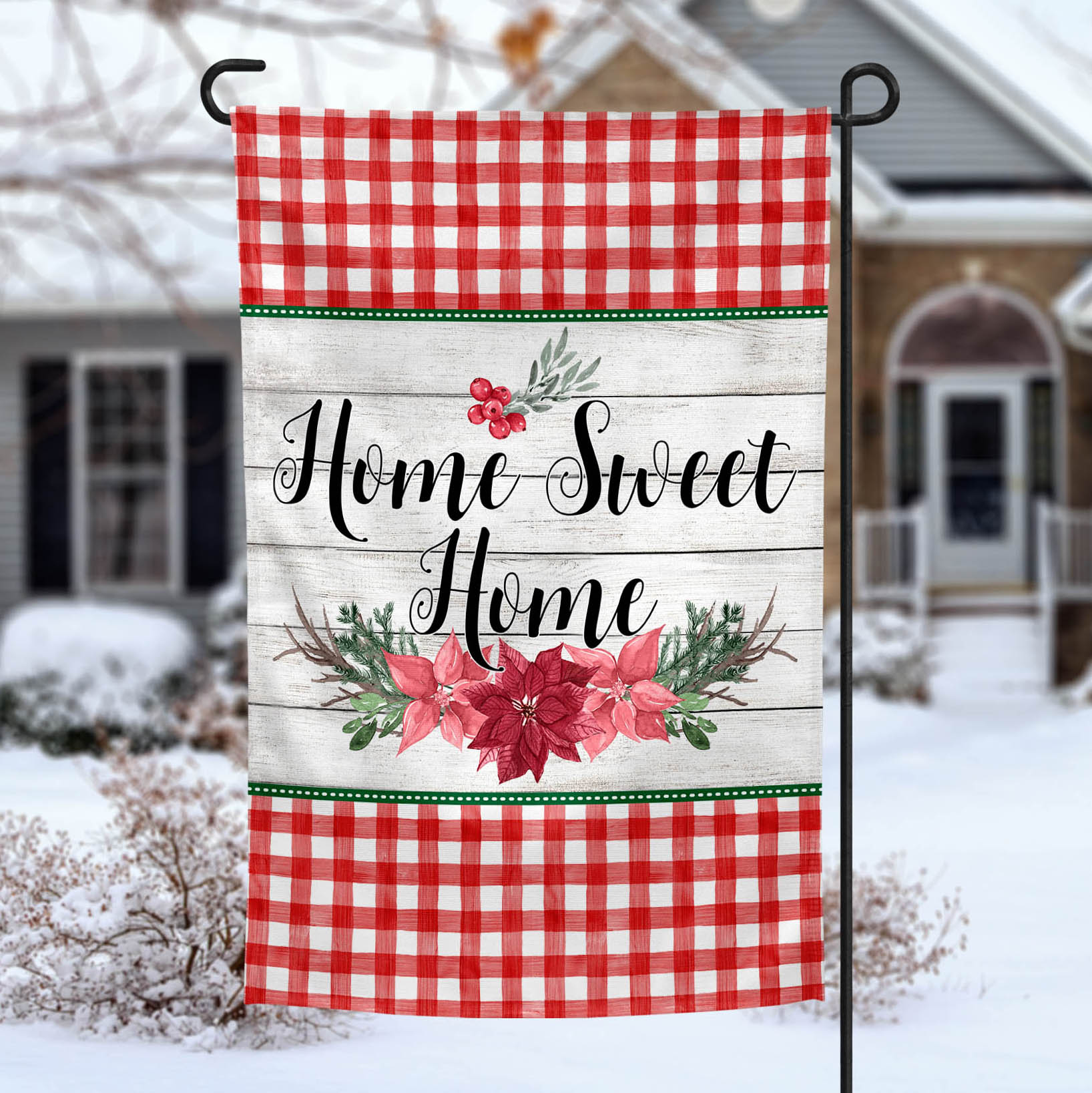 home sweet home house flag