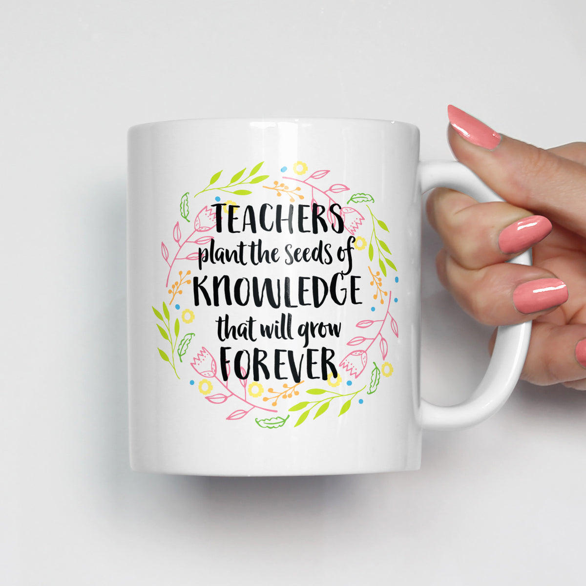 Teachers Plant the Seeds of Knowledge Mug – Heart & Willow Prints